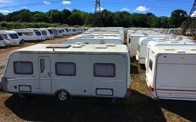 Caravan Storage - Yard Open Storage